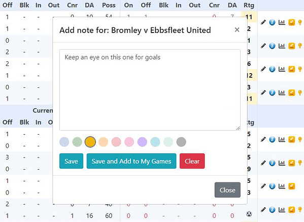 Live Stats Module: In-Play Football Stats and Alerts